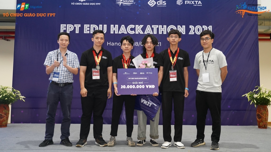 Quán quân FPT Edu Hackathon 2021 gọi tên DIMO ĐH FPT Hà Nội - Trường ...