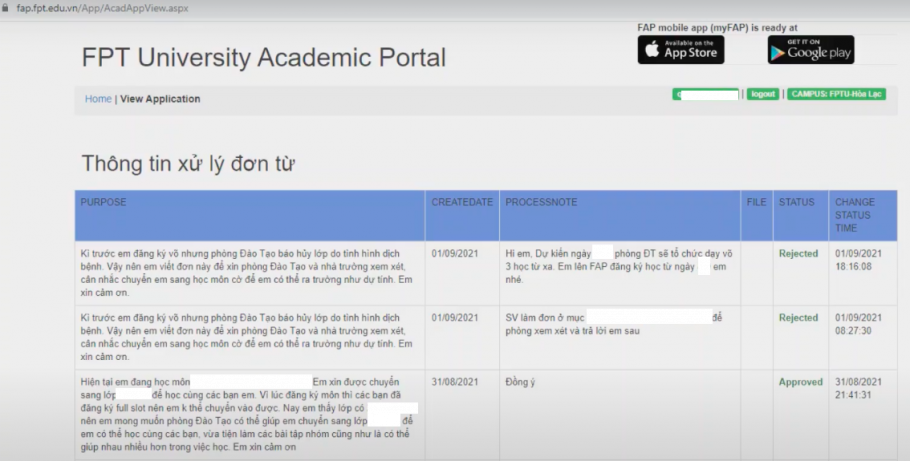 Hướng dẫn sử dụng cổng thông tin đào tạo FAP cho tân sinh viên ĐH FPT ...